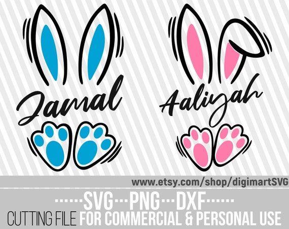 Easter Svg Bunny Girl Svg Bunny Ears Svg Easter Svg Bunny | Etsy