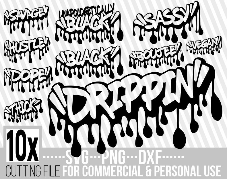 Graffiti Bundle Svg Street Art Melanin Black Girl Magic - Etsy