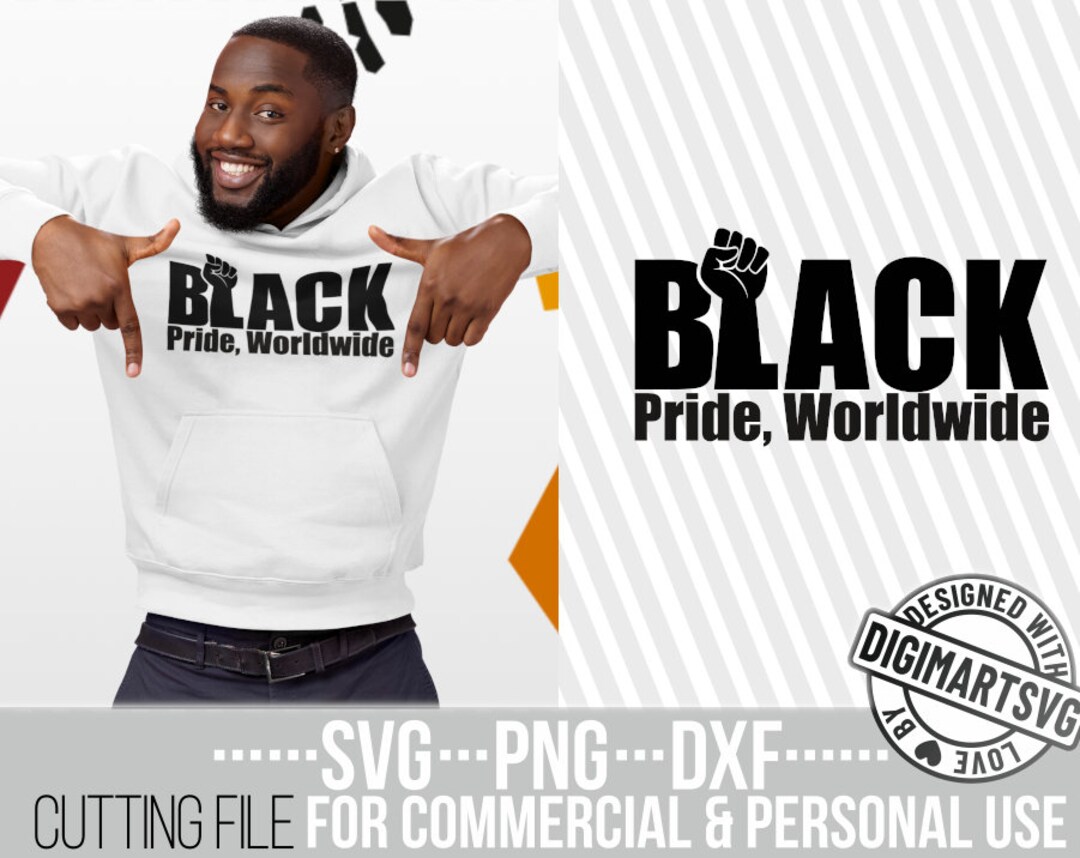 Black Pride Worldwide Svg, Melanin Svg, African American, Black Woman ...