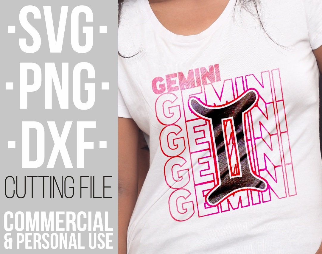 Gemini Svg Zodiac Sign Svg Horoscope Dxf Astrology Svg | Etsy
