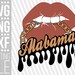 Alabama Svg, USA Svg, State Svg, Gold Chain Svg, Biting Lips Svg ...