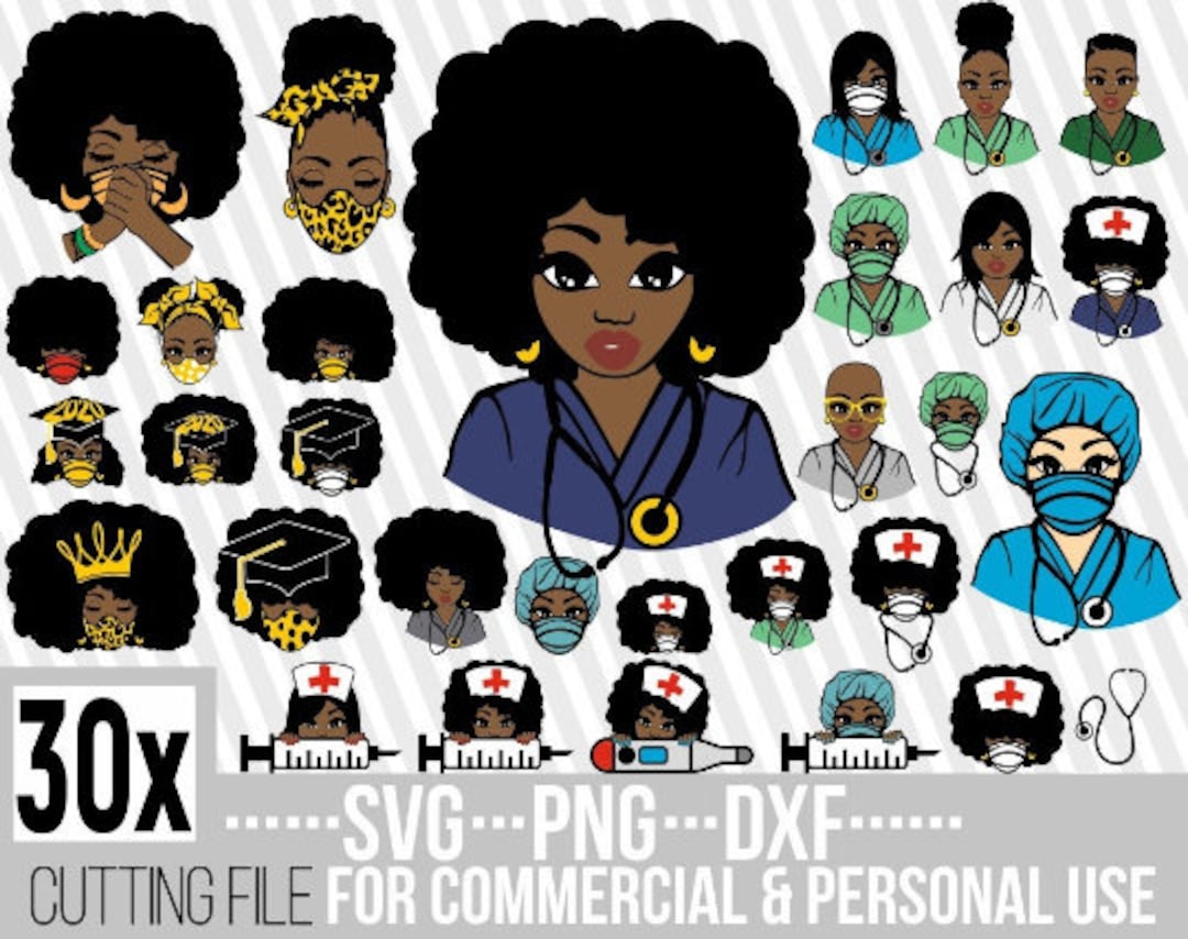 30 X Nurse Bundle Svg, Layered Svg Bundle, Healthcare Svg, Hero Svg ...