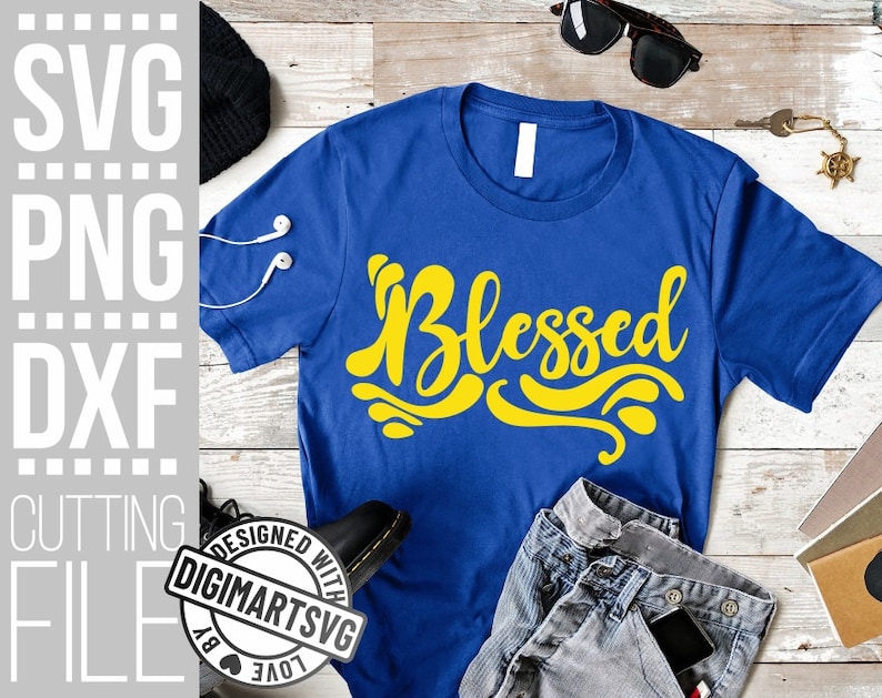 Blessed Svg Pray Svg Blessed Word Svg Believe Svg | Etsy
