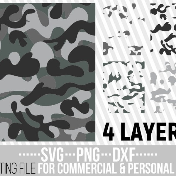 Camo Svg - Etsy