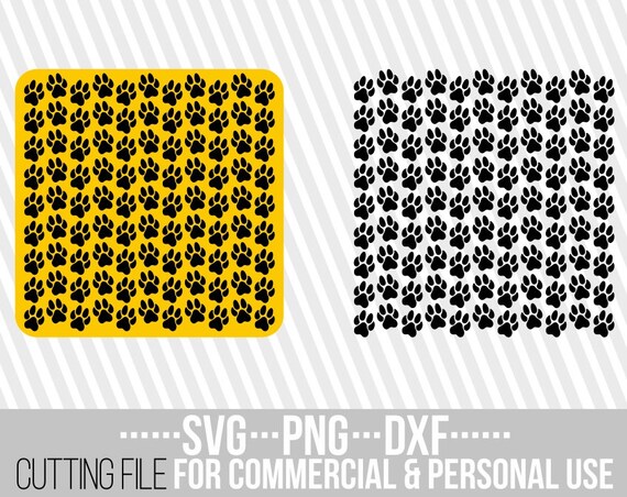 Paw Pattern Svg Dog Paws Svg Dog Mom Svg Dog Decal Car - Etsy