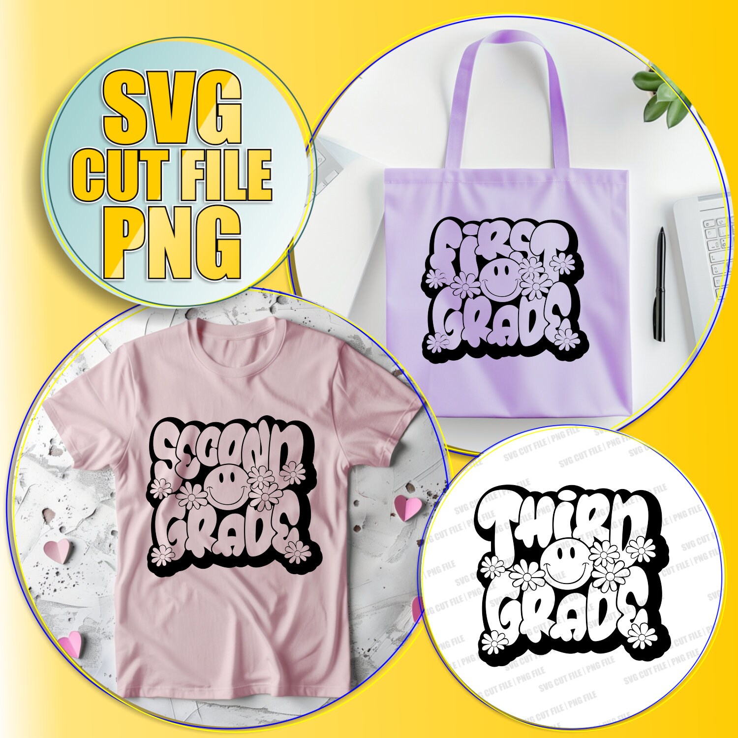 10x Back to School SVG Bundle, Retro Teacher Svg, Clipart, Grade Level ...
