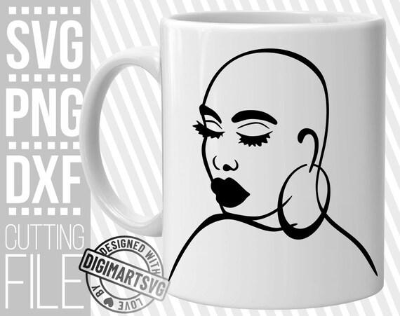 Woman Svg Bald Woman Svg Melanin Afro Girl Svg Black | Etsy