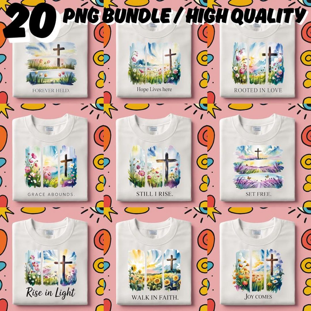 20 Religious PNG Brushstrokes Bundle – Christian Bible Verses & Faith ...