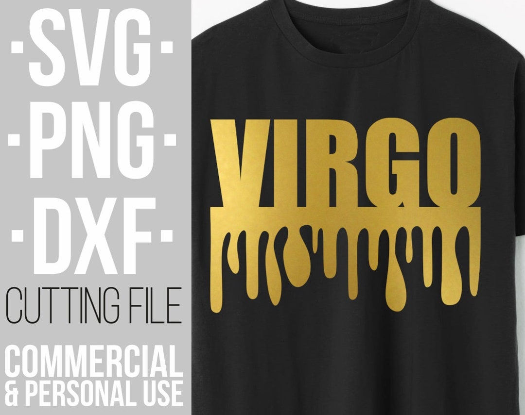 Virgo Svg, Zodiac Sign Svg, Horoscope Dxf, Astrology Svg, Dripping ...
