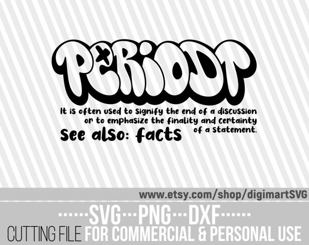 Periodt Definition Svg, Black Woman Svg, Motivational Svg, Afro Woman ...