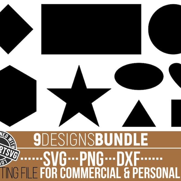 Basic Shapes Svg - Etsy