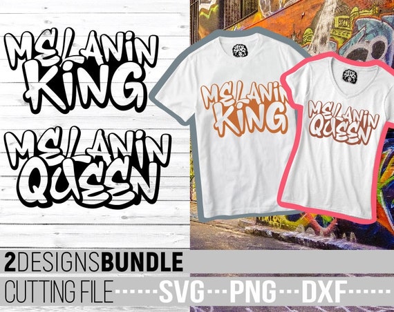 Melanin King SVG Melanin Queen svg Afro American Black - Etsy Schweiz