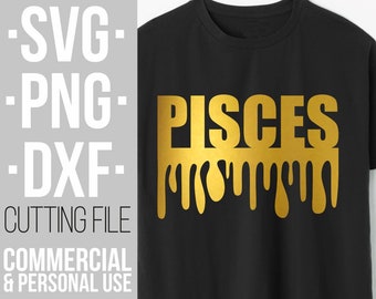 Scorpio Svg Dripping Words Zodiac Sign Svg Horoscope - Etsy