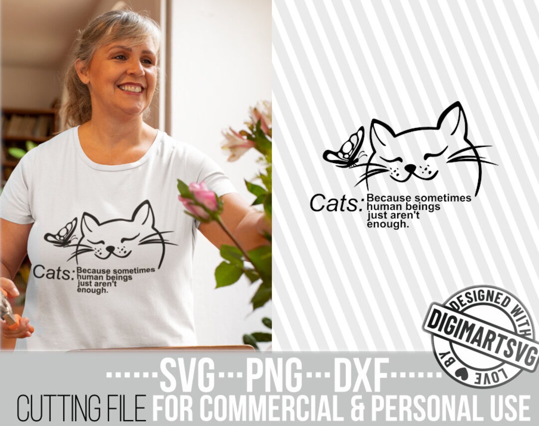 Cat Quotes Svg, Cat Life Svg, Cartoon Cat Svg, Cat Lover Svg, Kitten ...