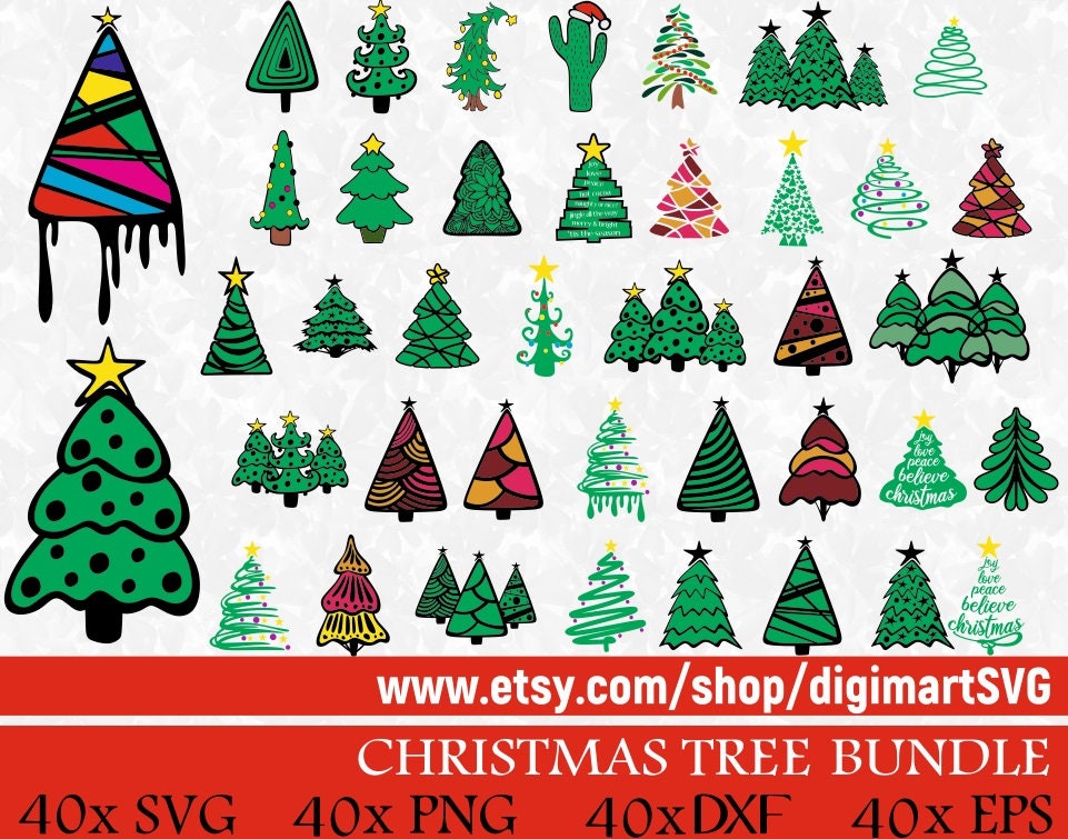 Embellishments Dripping 40x Christmas Tree Svg Tree Merry Christmas ...