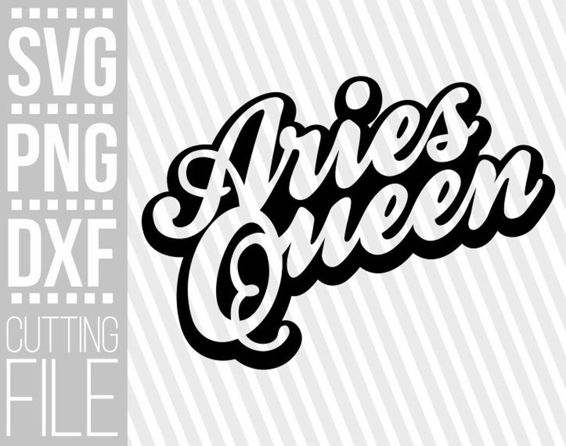 Aries Queen Svg Zodiac Sign Svg Horoscope Astrology Svg | Etsy