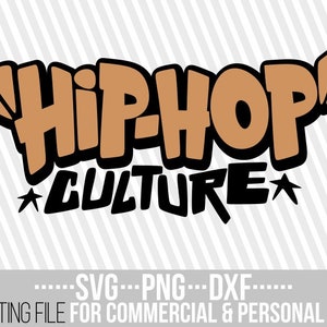 Hip Hop Culture Svg, Graffiti, Music, Rap, Afro Woman , Old School ...