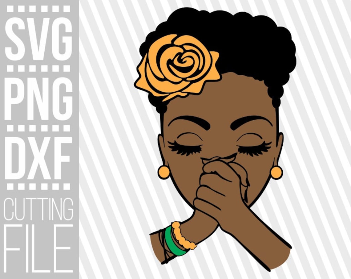 Prayer Lady Svg Black Woman Svg Afro Woman Svg Prayer Hands - Etsy