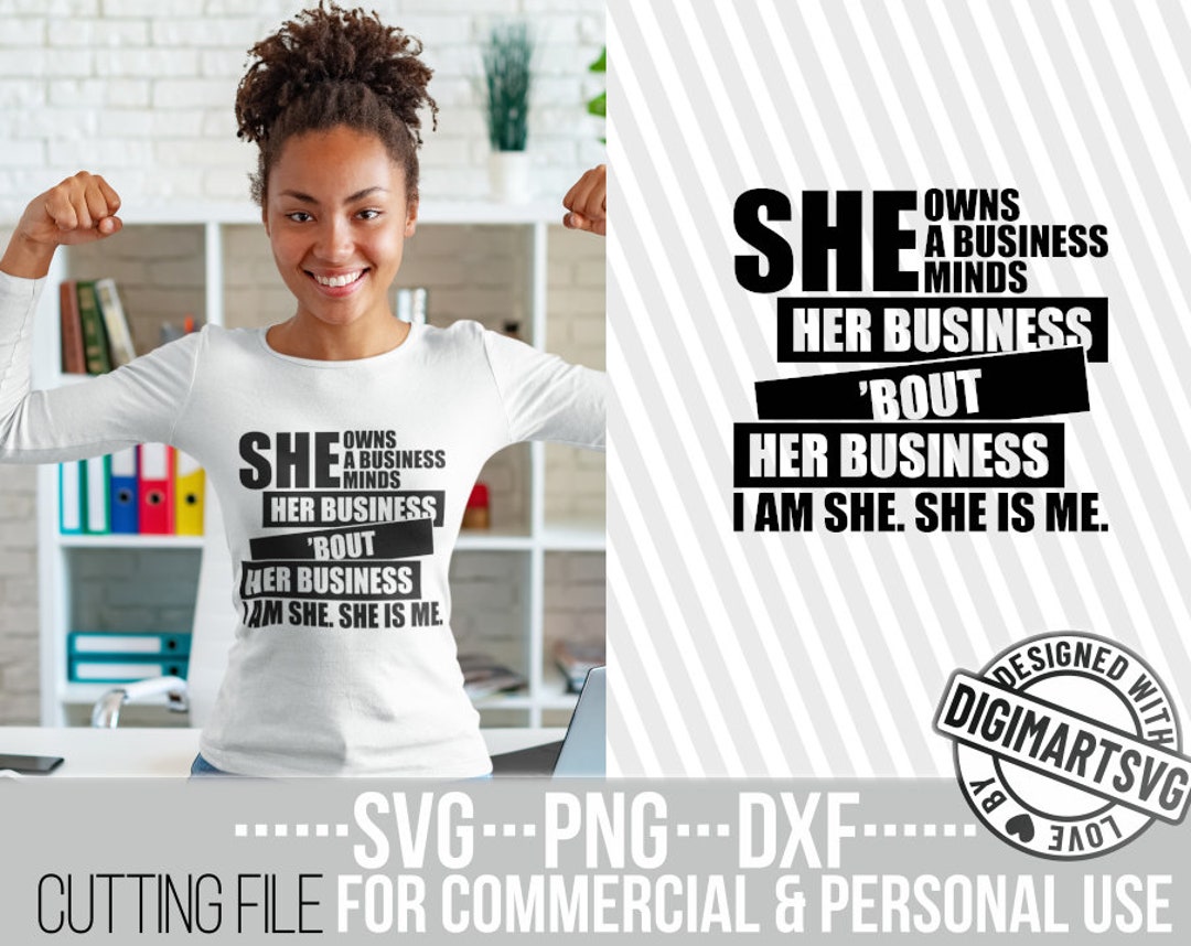 She is Svg, She is Me Svg, Sucessful, Self Confidence, Strong Woman Svg ...