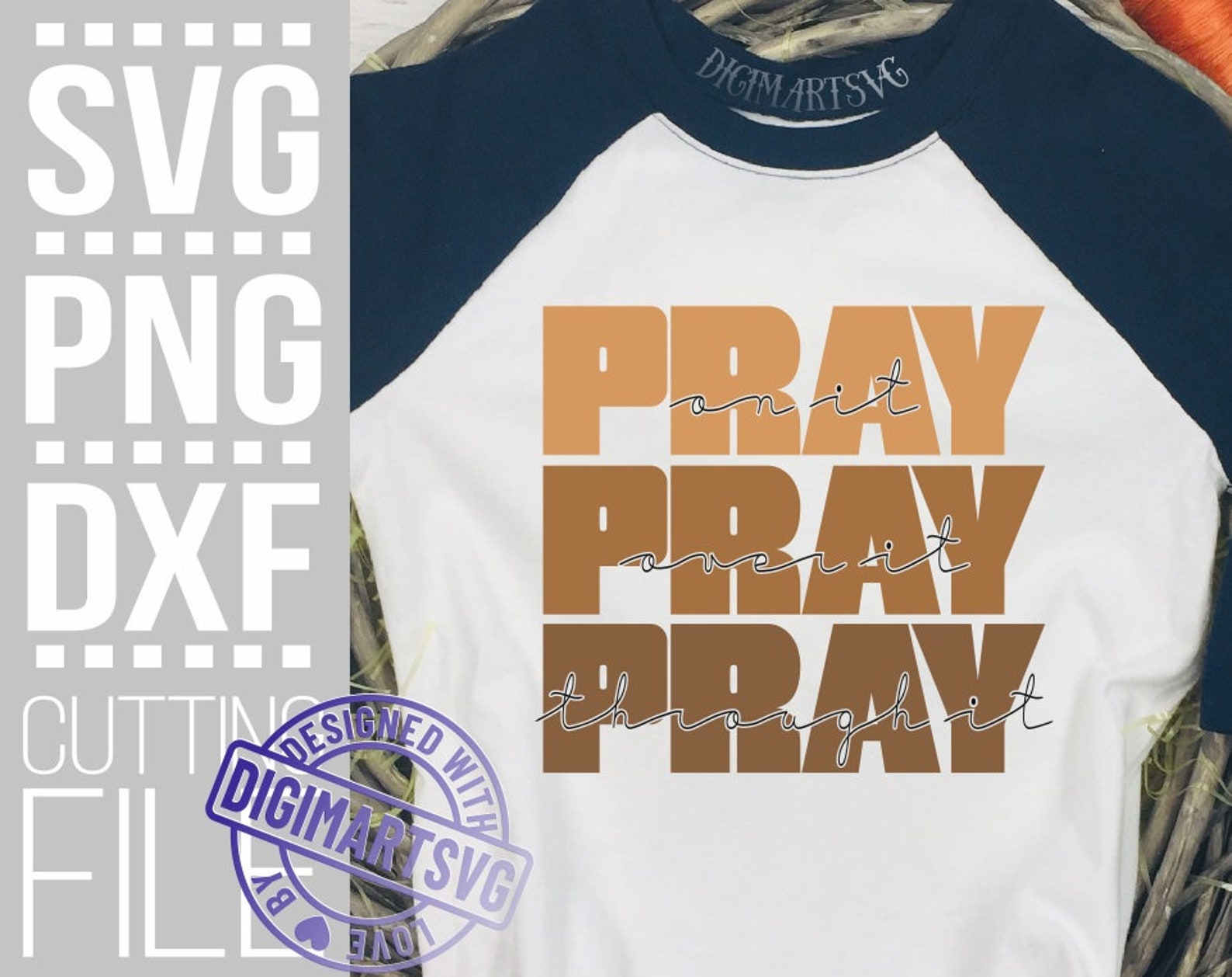 Pray on It Svg Pray Over It Svg Religious Svg Power in - Etsy