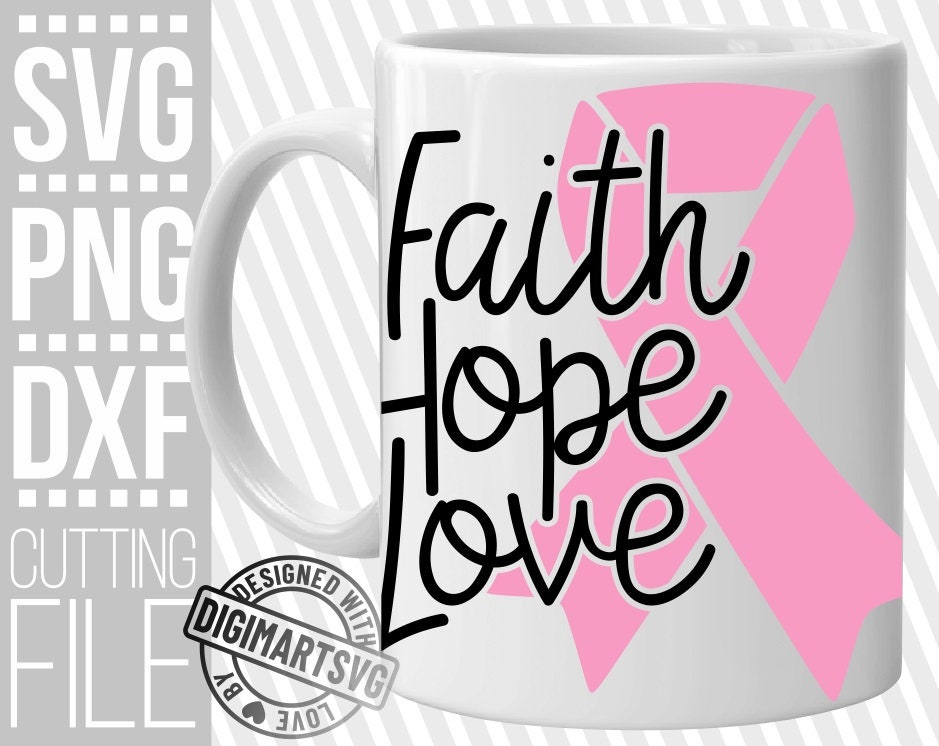 10x Cancer Ribbon Designs Bundle Svg Awareness Ribbon Messy - Etsy