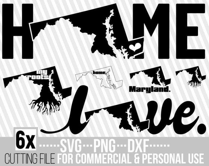 Drawing & Illustration Patriotic svg USA svg Maryland State State svg ...