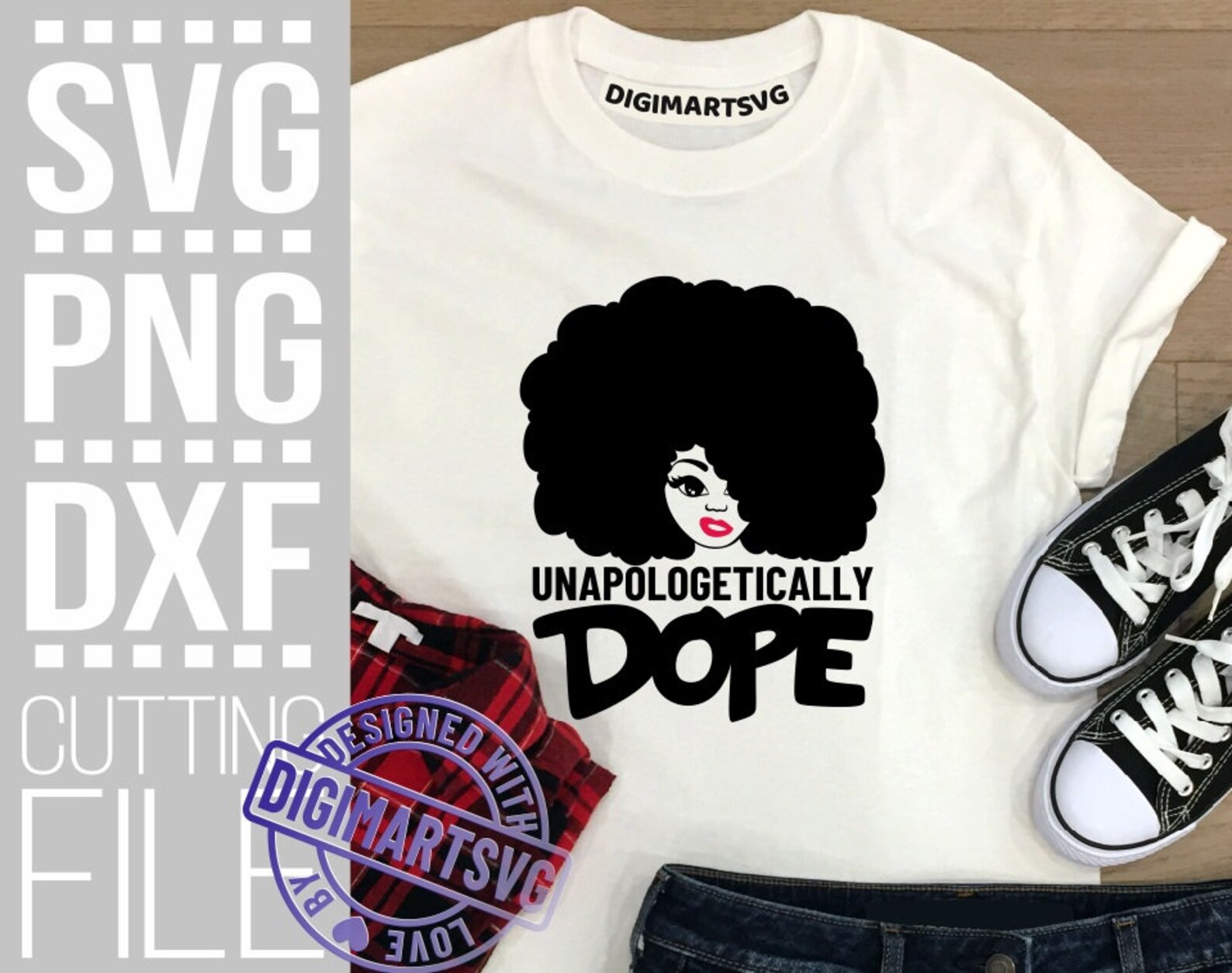 Unapologetically Dope Svg Afro Woman Svg Melanin Black Etsy