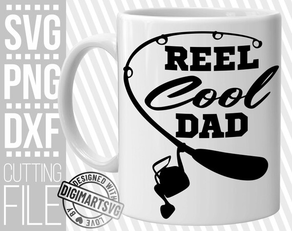 Reel Cool Dad Svg Rodfather Svg Fisher Svg Fathers Day Svg | Etsy