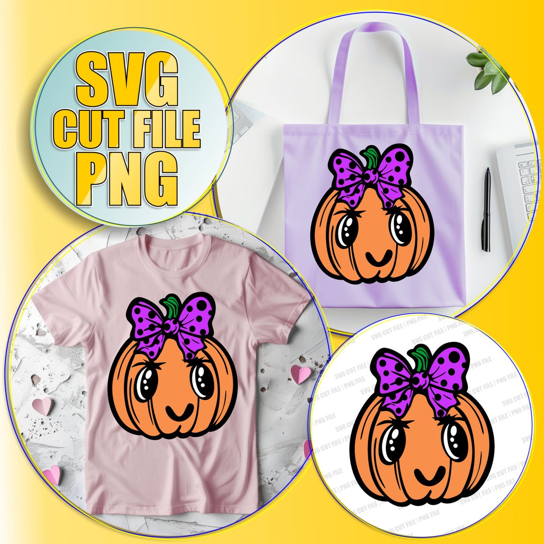 Cute Halloween Pumpkin SVG, Ghost SVG, Pumpkin Vector, Fall Svg ...