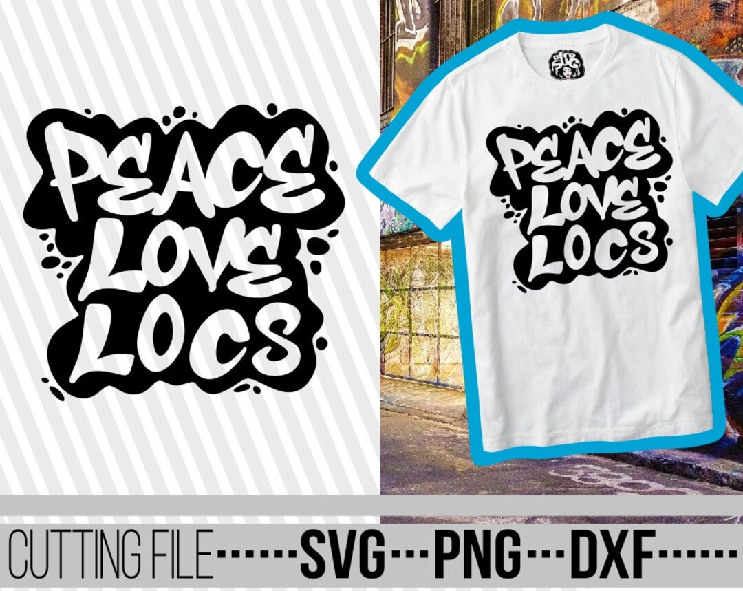 Peace Love Locs Svg, Black Queen Svg, African American, Melanin Svg ...