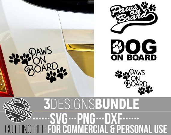 Dog on Board Svg Bundle Dog Svg Love Dog Puppy Svg Car - Etsy