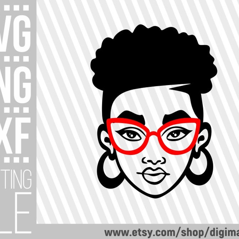 Black Diva Face - Etsy