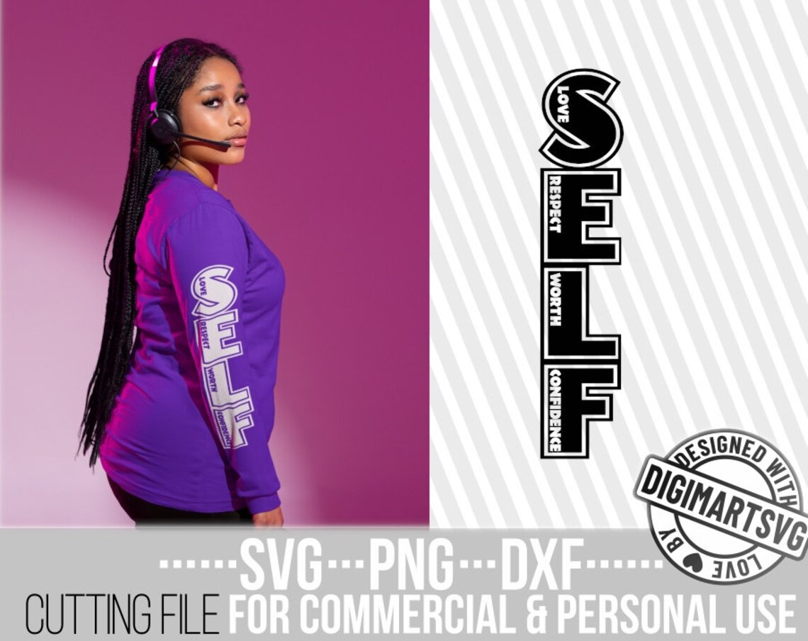 Self Love Svg Self Respect Self Worth Self Confidence - Etsy
