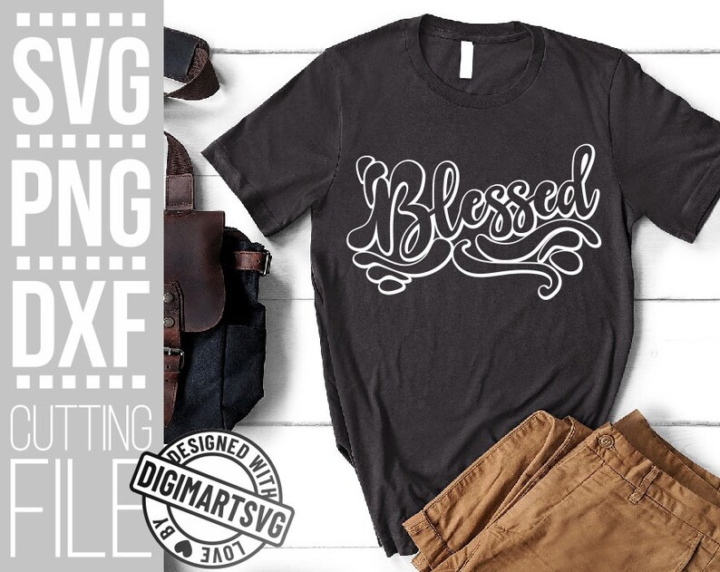 Blessed Svg Pray Svg Blessed Word Svg Believe Svg | Etsy