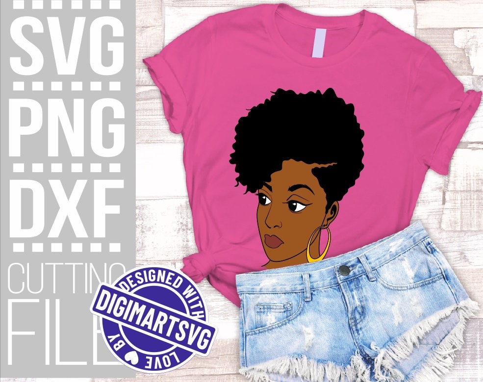 Woman Svg Afro Woman Svg Natural Hair Svg Melanin Svg Etsy Australia