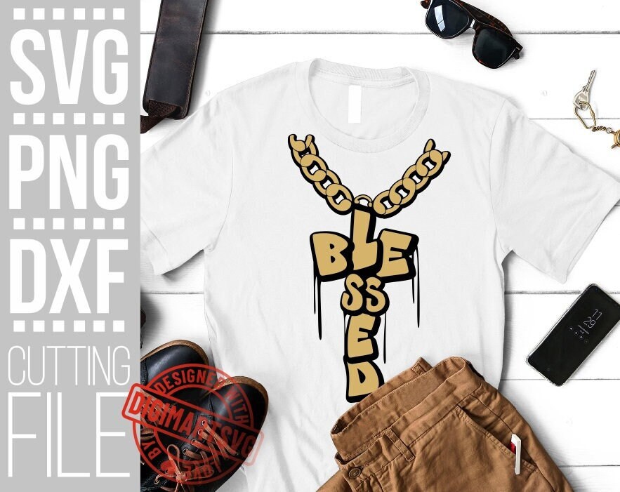 Blessed Svg, Grateful Svg, Believe Svg, Christian Svg, Chain Svg, God ...