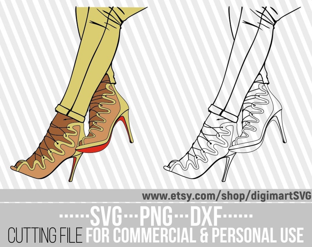 Stilettos Svg, Woman Svg, High Heels Svg, Sexy Woman Svg, Fashion ...