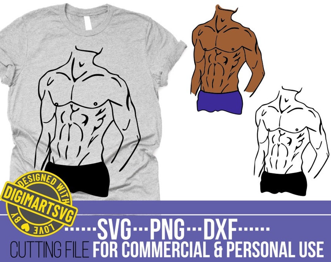 Man Body Svg Body Svg Muscles Svg Afro Svg Black History - Etsy Denmark