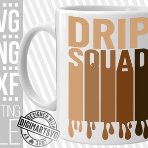 Drip Squad Svg, Melanin Svg, Afro Woman SVG, American American Svg ...