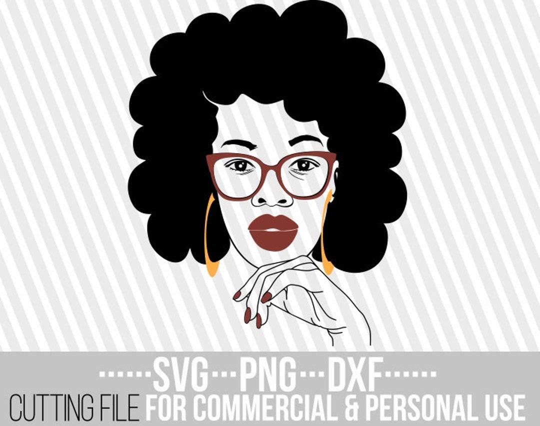 Amazing Afro Lady Svg, Earrings, Red Lips Dxf, Black Girl Magic,black ...