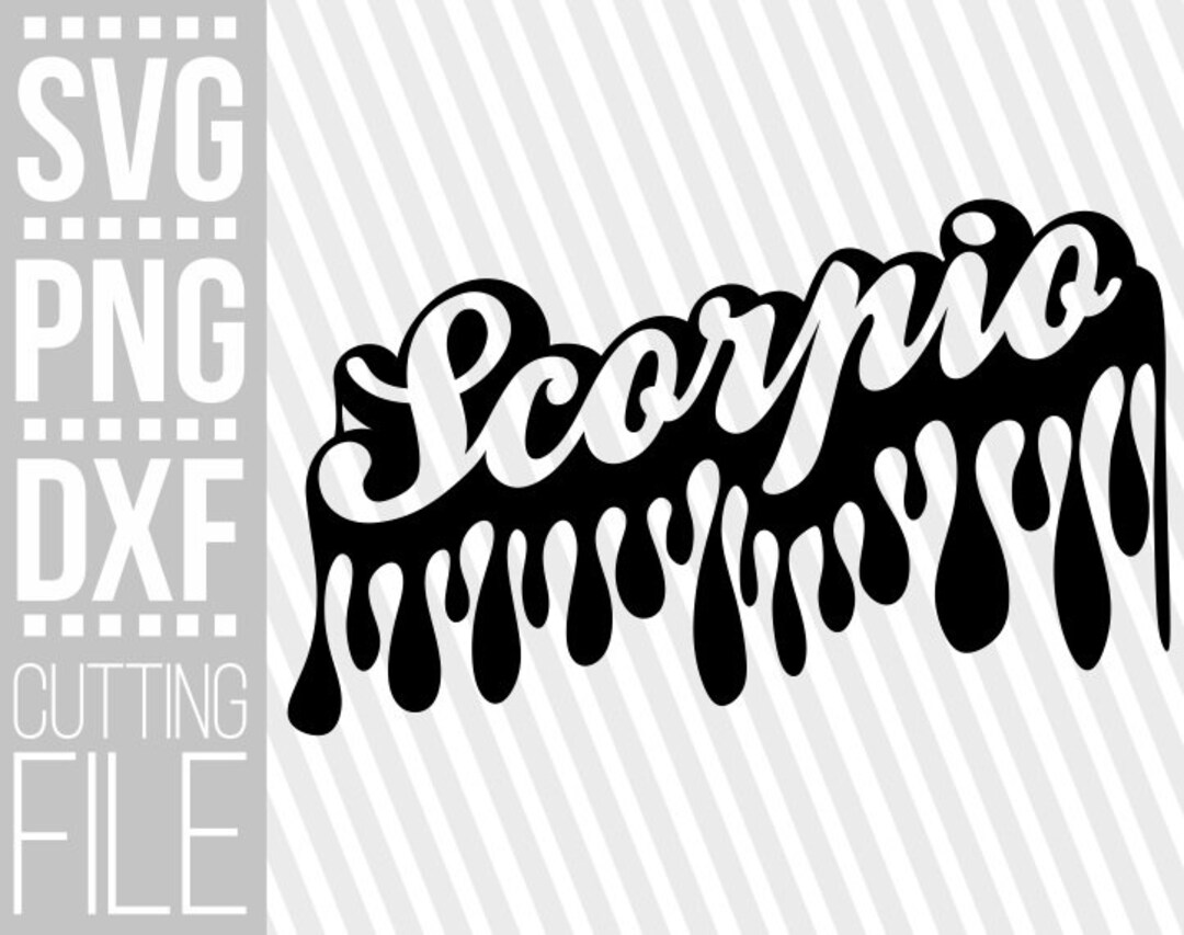 Scorpio Svg, Zodiac Sign Svg, Horoscope, Dripping Words, Afro Woman ...