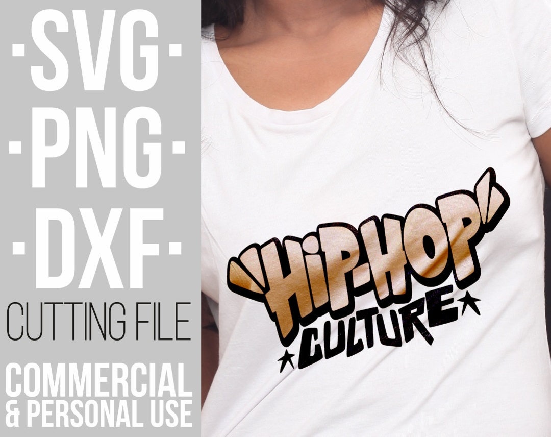 Hip Hop Culture Svg, Graffiti, Music, Rap, Afro Woman , Old School ...