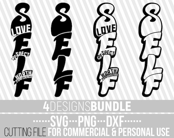 Self Svg Bundle Self Love Svg Self Respect Svg A Real | Etsy