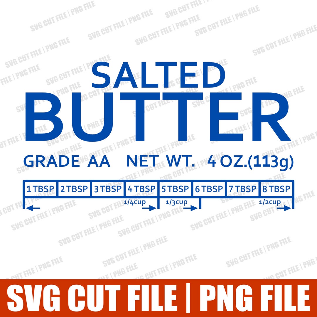 Salted Butter SVG File, Trendy Vintage Retro Funny Sarcastic SVG ...