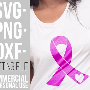 2x Pink Ribbon Svg, Breast Cancer, Fight Cancer Svg, Awareness Ribbon ...