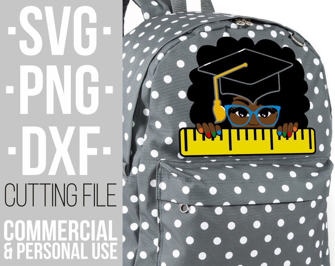 Peeking Girl Svg, BAE Svg, Natural Hair, Graduated Svg, Cuttable Vector ...