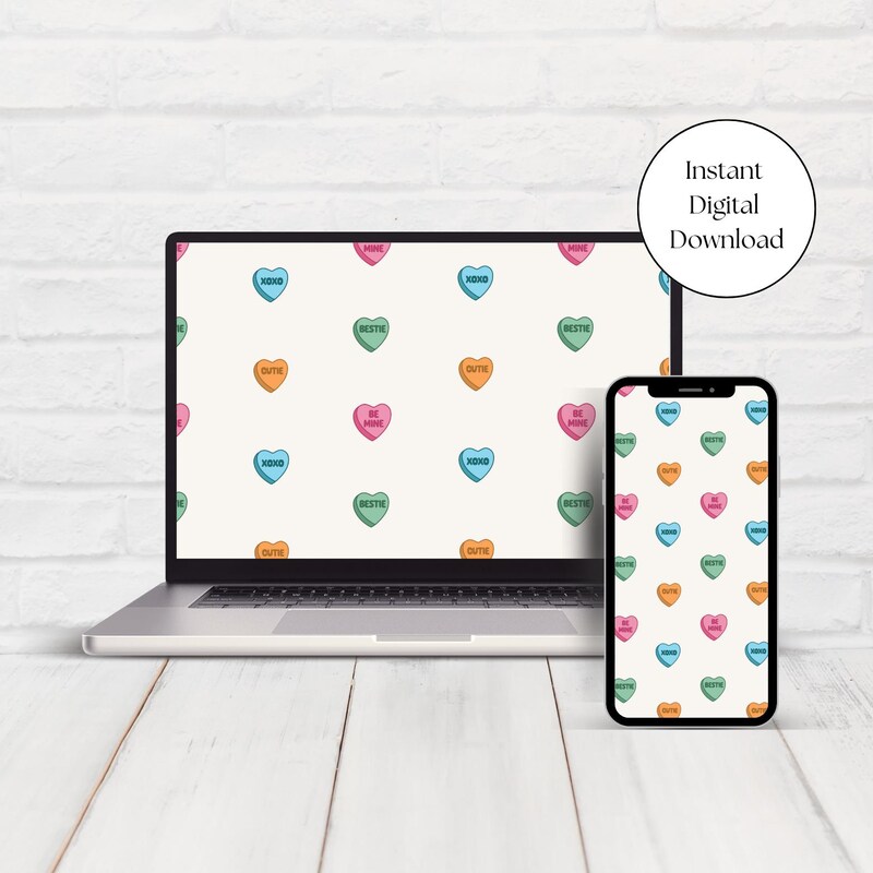 Valentines Day Lock Screen Wallpaper - Etsy