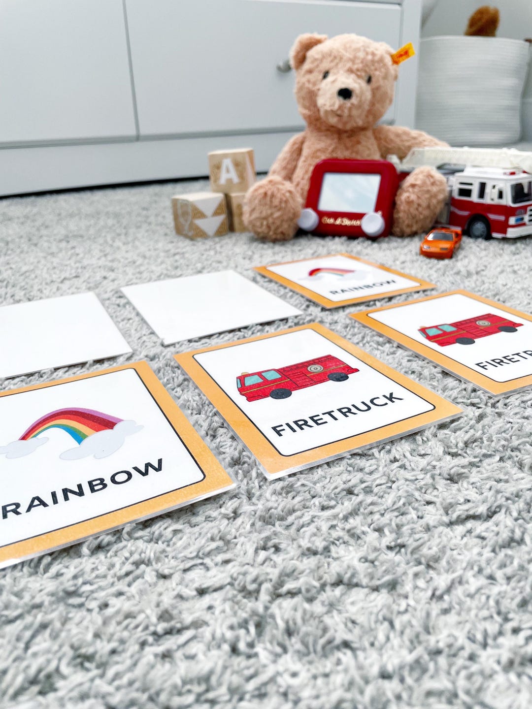 Montessori Matching Game: Printable Flashcards for Toddlers (age 2-5 ...
