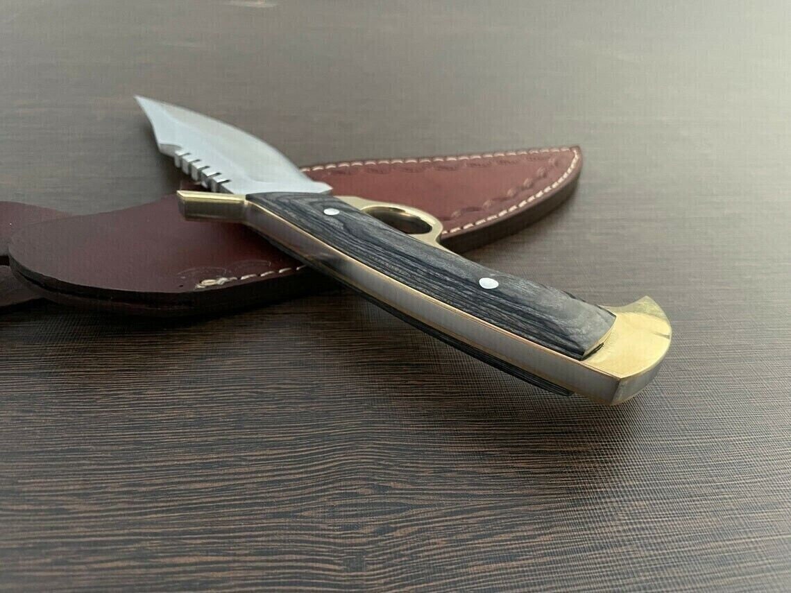 Daryl Dixon Knife D2 STEEL Hunting Knife Handmade Bowie Knife With ...