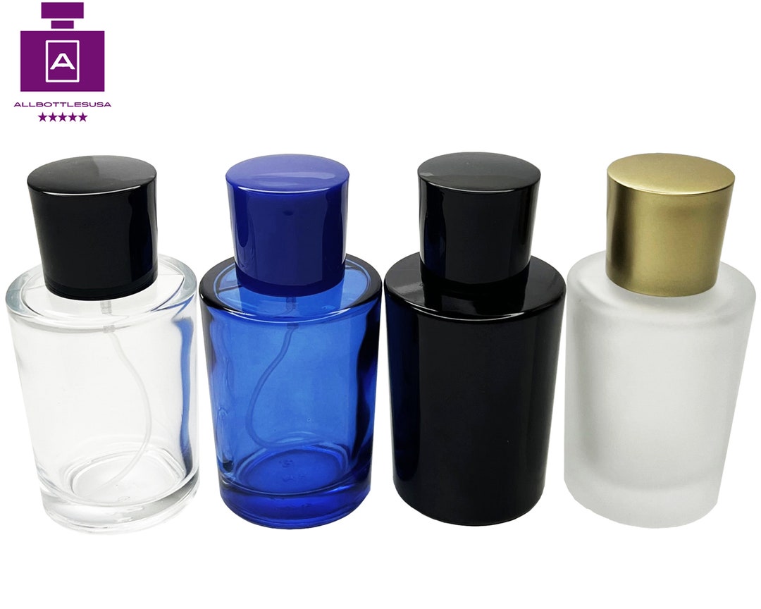 50ml 1.7oz Empty Perfume Flat Cone Glass Spray Bottles Choose Your ...